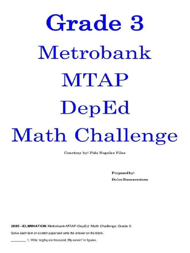 Mtap Reviewer | PDF