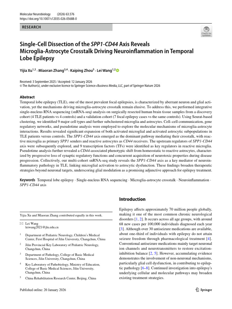 2026-01-20 Single-Cell Dissection of The SPP1-CD44 Axis Reveals ...