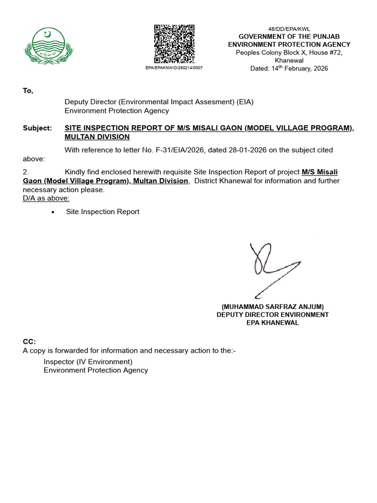 Forwarding Letter | PDF
