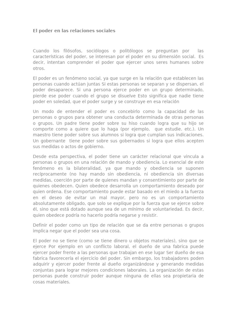 Clase 2 El Poder, Los Simbolos | PDF | Poder (social y político)