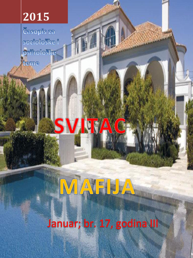 SVITAC; MAFIJA; BR. 19 GOD 2015. III | PDF