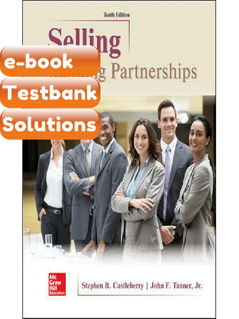 Testbank - Selling Building Partnerships 10th Edition by Stephen ...