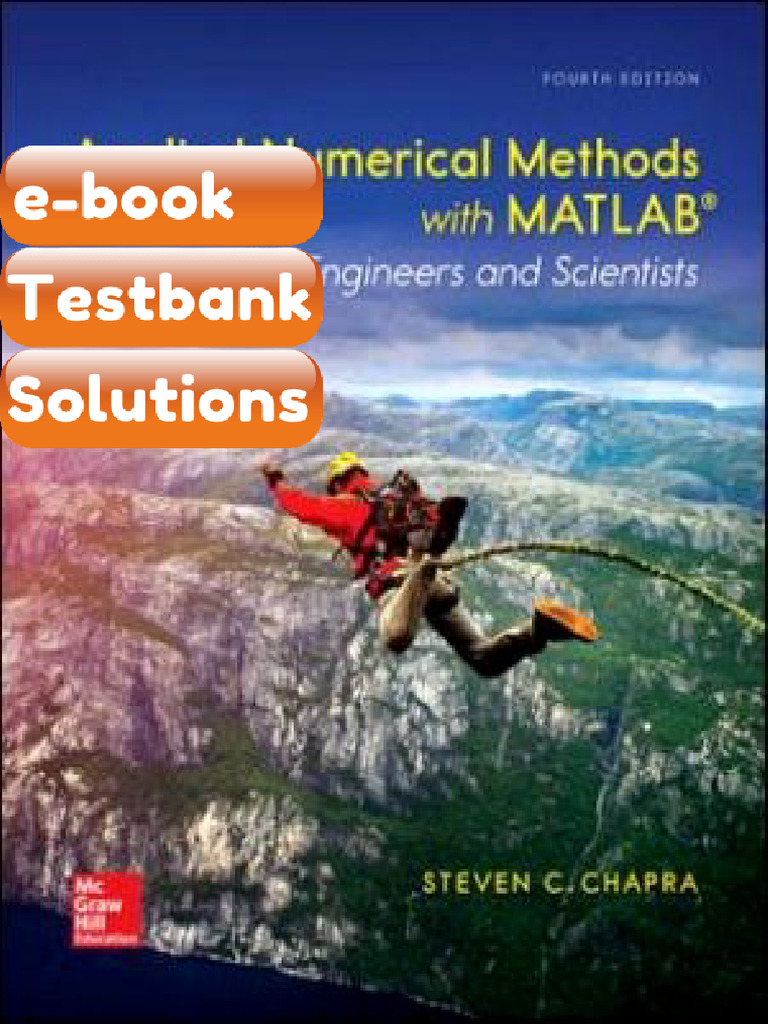 Applied Numerical Methods With MATLAB for Engineers and Scientists 4th ...