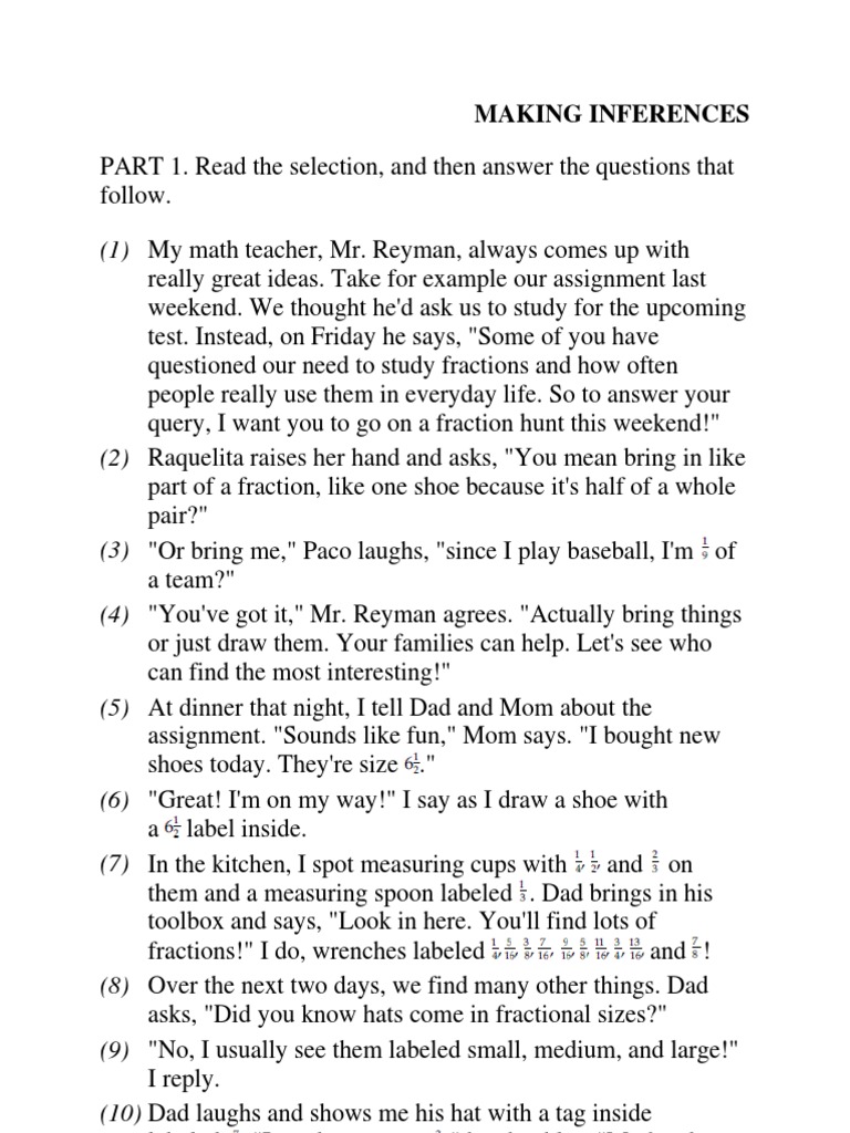 Making Inferences | PDF | Dinosaurs | Nature