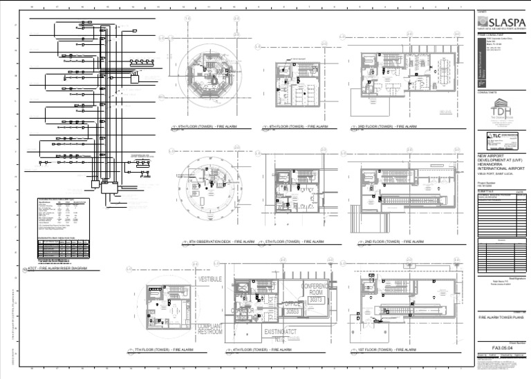 Fa3.05.04 - Fire Alarm Tower Plans | PDF