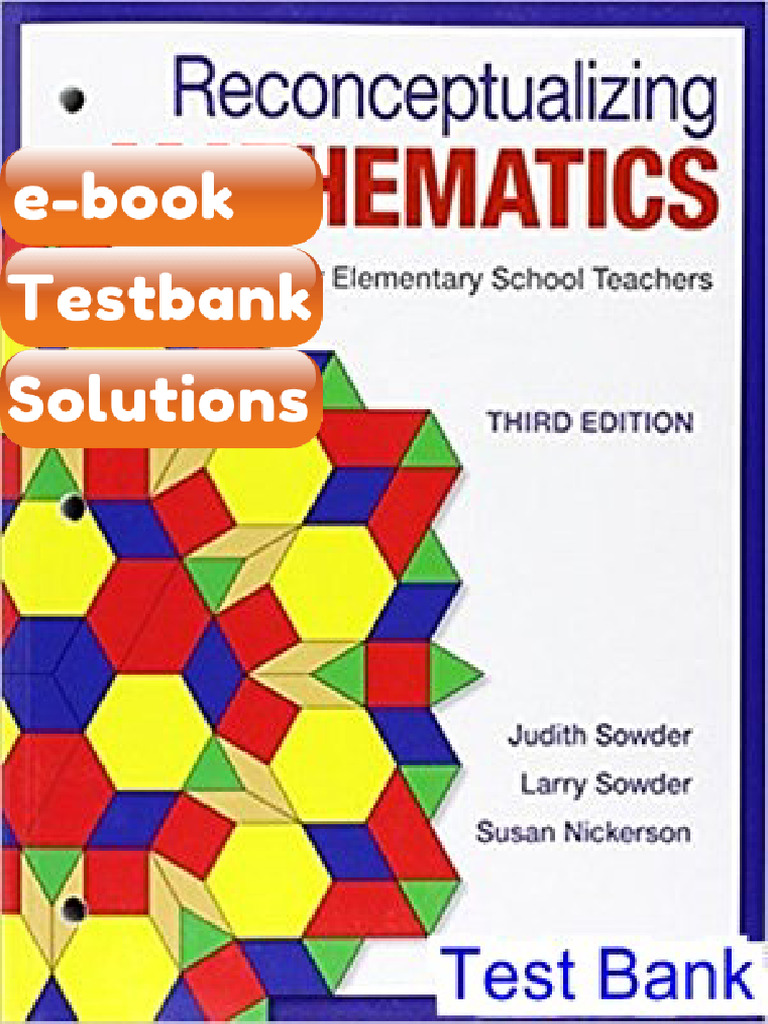 Reconceptualizing Mathematics for Elementary School Teachers 3rd ...