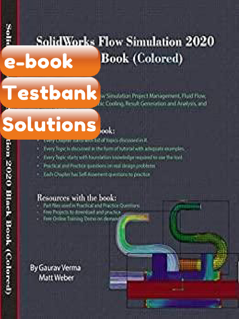 Ebook & Testbank SolidWorks Flow Simulation 2020 Black Book | PDF ...