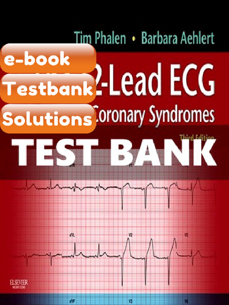 eBook & Testbank 12 Lead ECG in Acute Coronary Syndromes 3rd Edition ...