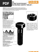 Bolt Root and Tensile Areas Chart | PDF | Screw | Cutting Tools