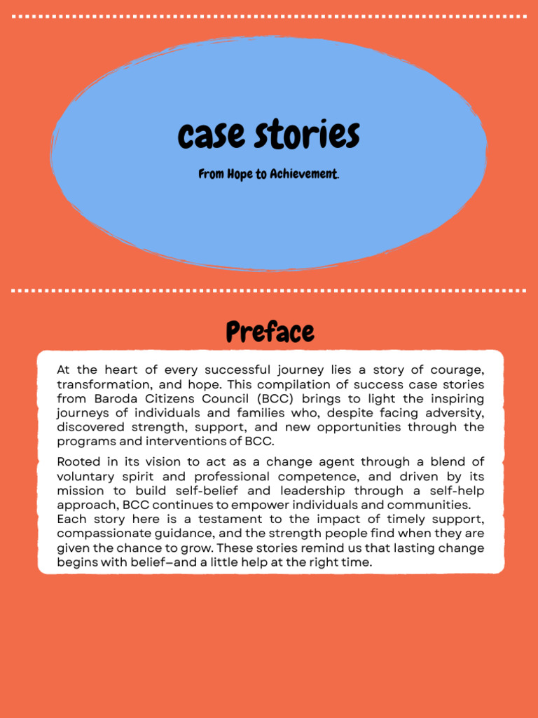 Case Stories Police Educational Sponsorship Programme | PDF