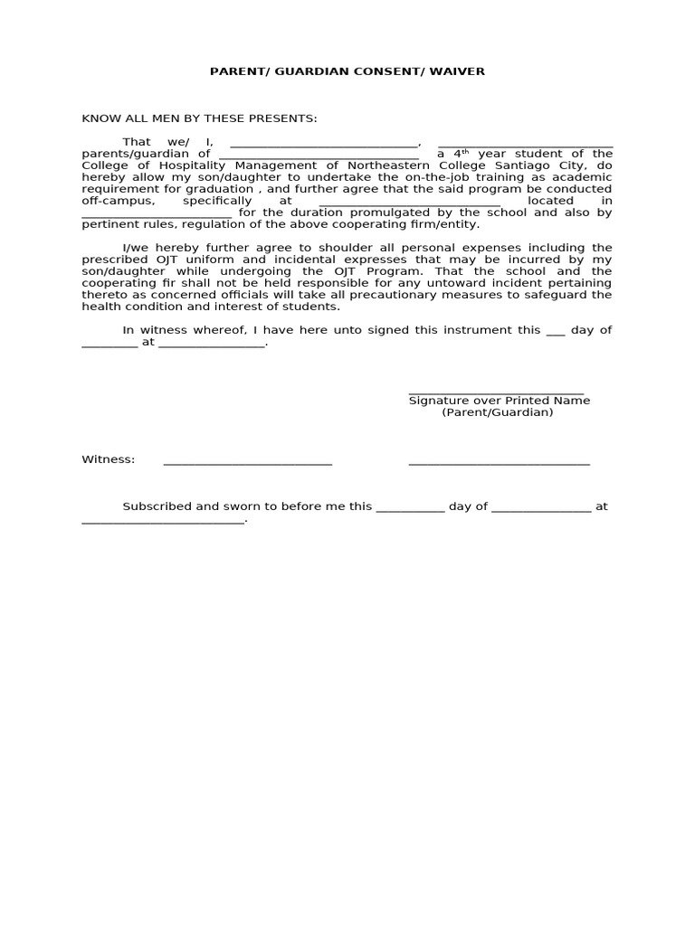 Waiver and Consent | PDF | Common Law | Justice