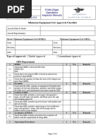 Minimum Equipment List Categories | PDF