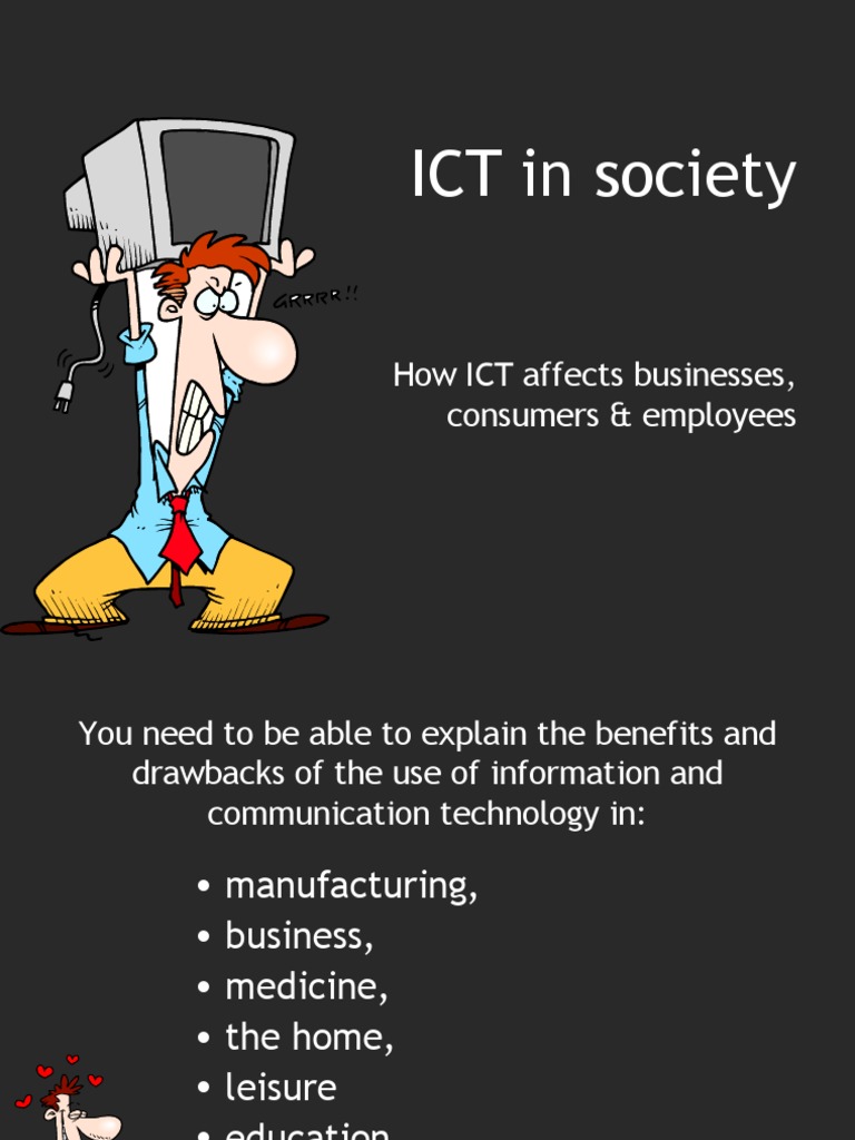 ICT in Society: How ICT Affects Businesses, Consumers & Employees ...