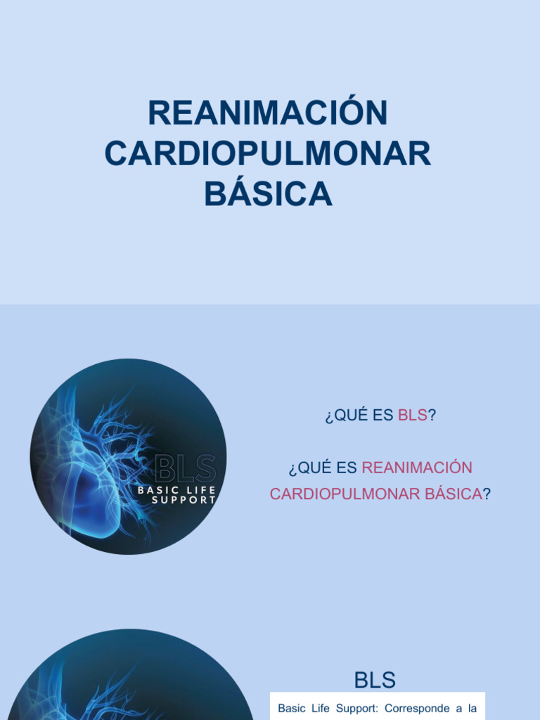 BLS - 2024 | PDF | Reanimación cardiopulmonar | Medicina Interna