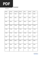 Missed Time Punch Correction Form | PDF