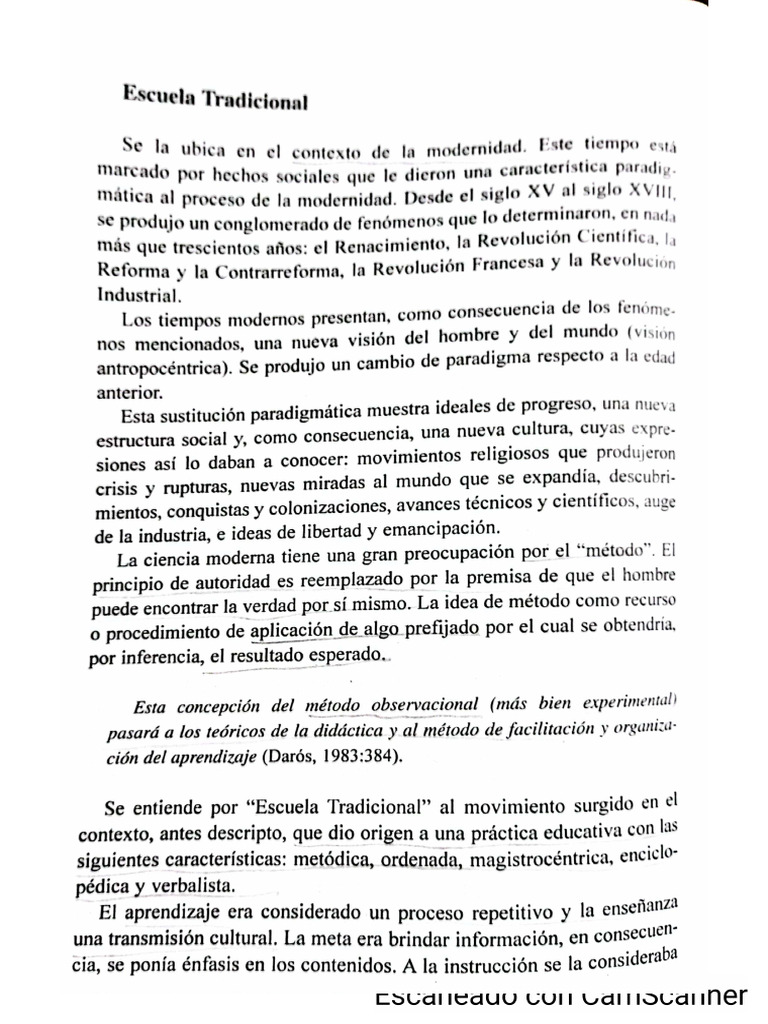 U1 b. teorías de la enseñanza - Asprelli | PDF