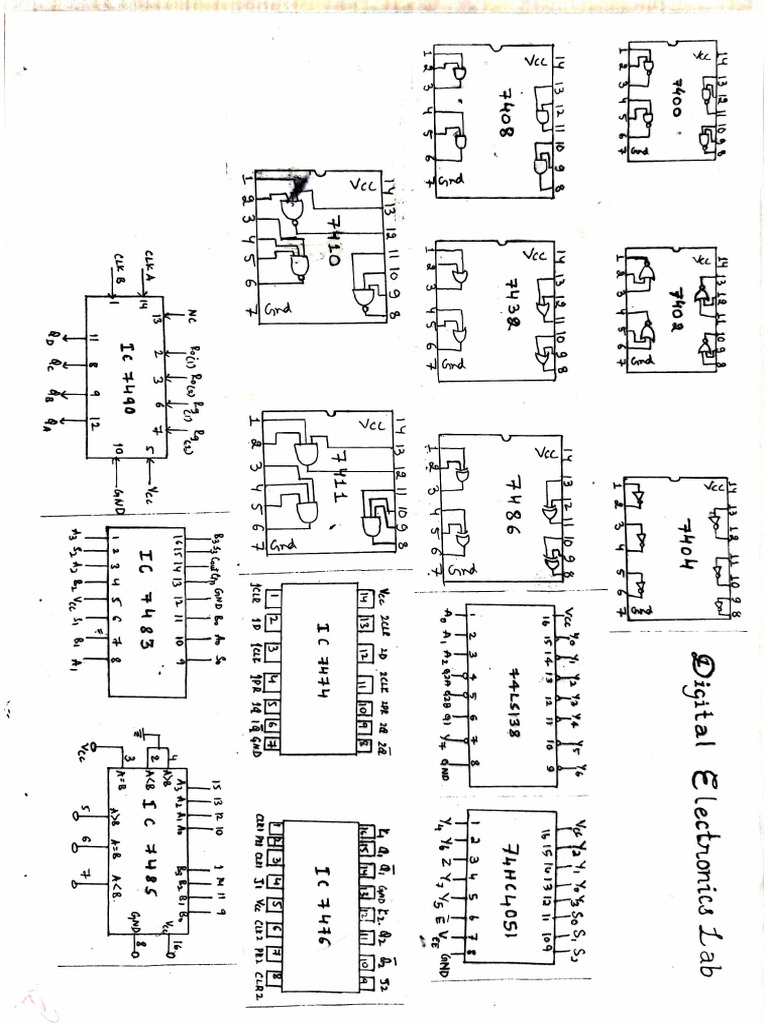 ADE Lab IC Pin Details | PDF