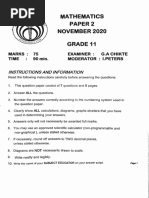 Grade 11 Mathematics Assignment Term 2 | PDF | Circle | Geometric Shapes
