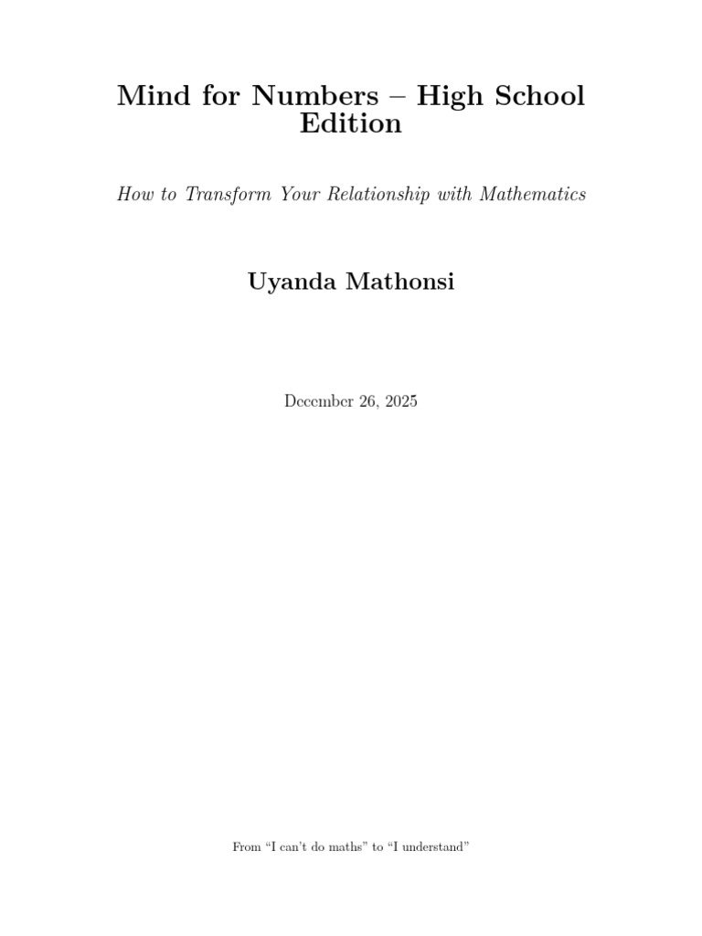 A Mind For Numbers | PDF | Mathematics | Curiosity