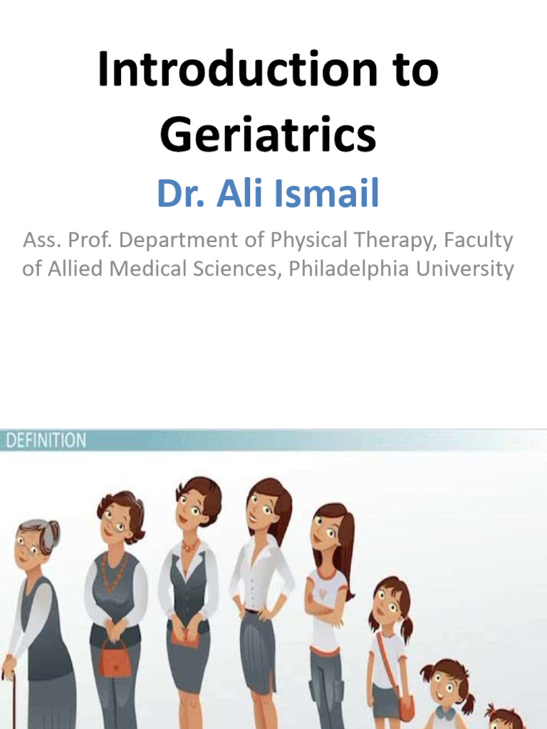 1st Lectutre PT in Geriatrics | PDF