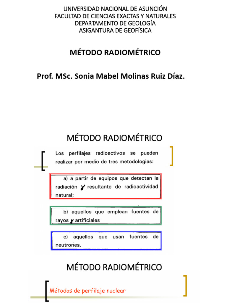 6 - Metodo Radiométrico | PDF