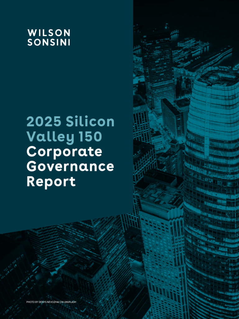 2025 Silicon Valley 150 Corporate Governance Report | PDF | Silicon ...