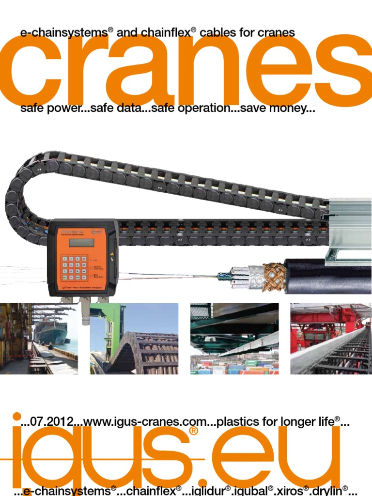 E-Chainsystems and Chainflex Cables For Cranes | PDF | Crane (Machine ...