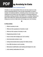 Cat FAS and Frustration Management Guide | PDF