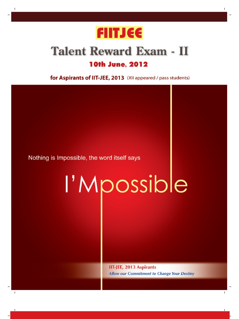 Brochure FTRE | PDF | Test (Assessment) | University And College Admission