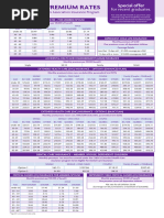 Enhanced IncomeShield Premium Rates | PDF | Financial Services