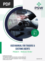 PSW User Manual: Single Declaration Exports | PDF | Icon (Computing ...