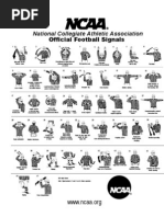 NFL Referee Signals Guide | PDF