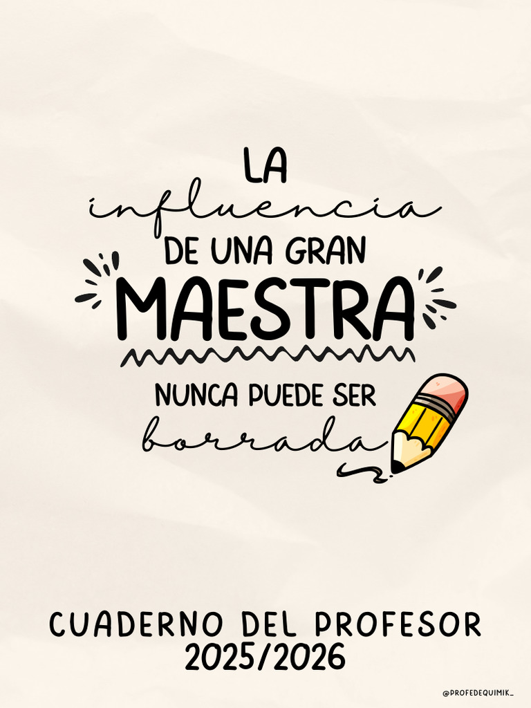 Cuaderno de La Maestra | PDF