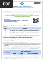 Borewell Permission Application Form | PDF | Home & Garden
