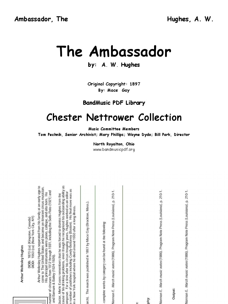 Net Ambassador March | PDF