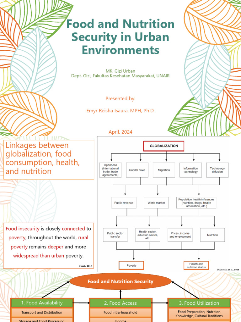 TM 9 - Food and Nutrition Security in Urban Environments | PDF | Food ...