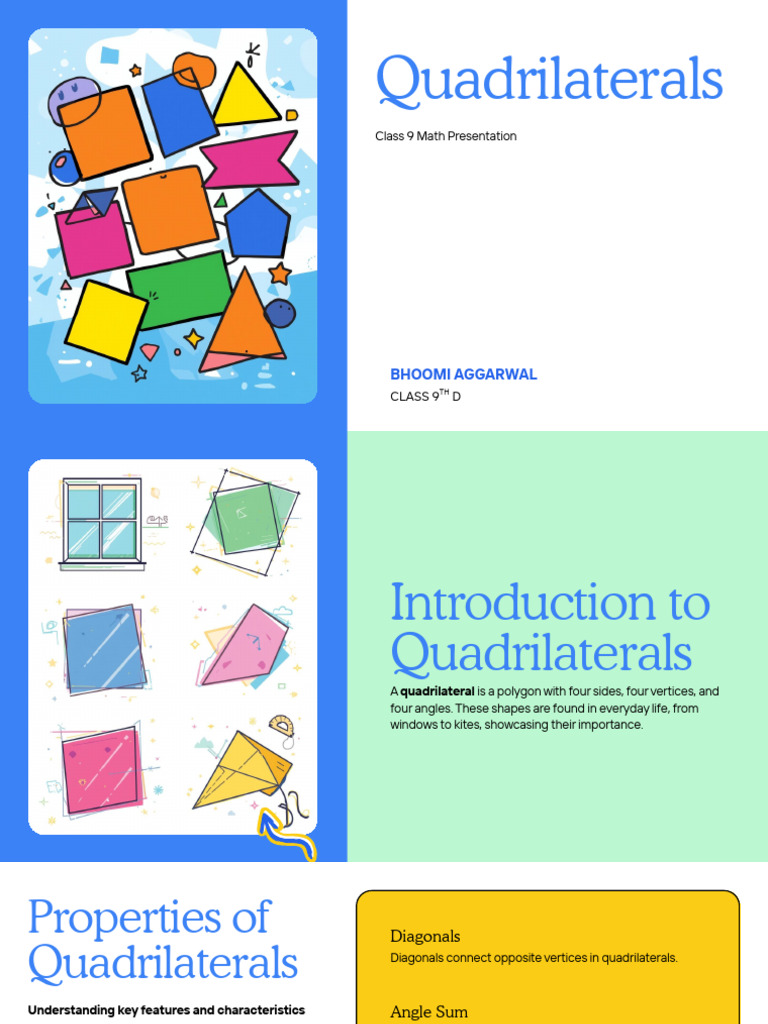 Presentation - Quadrilaterals | PDF | Rectangle | Elementary Geometry