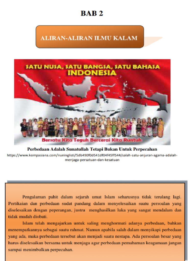 3, XI, AQD, Aliran-Aliran Kalam, Bab 2 | PDF
