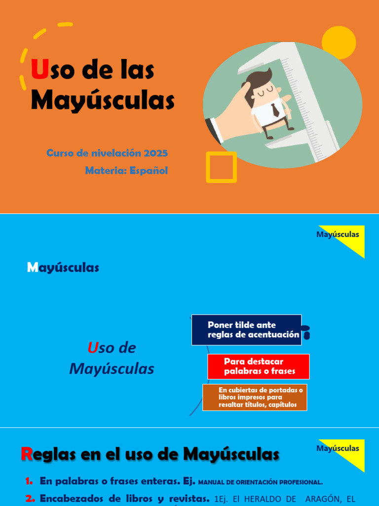 Uso de Mayúsculas Ok | PDF | Caso de carta
