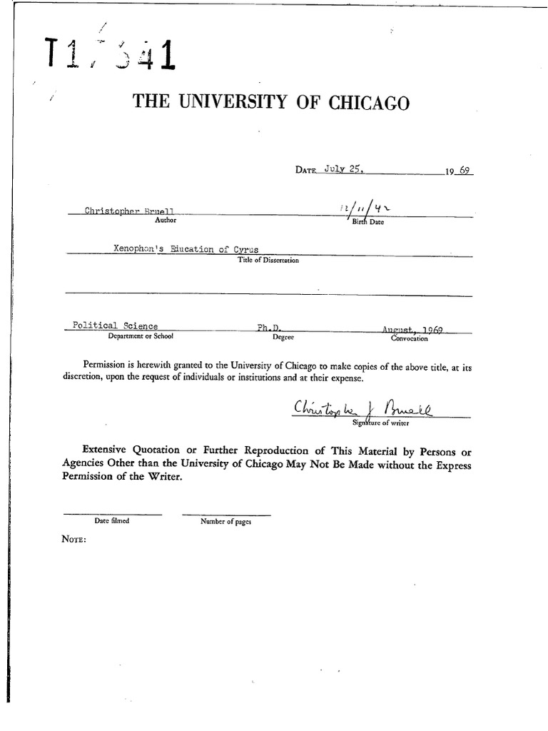 Bruell - Xenofon Education of Cyrus | PDF | Government Information ...