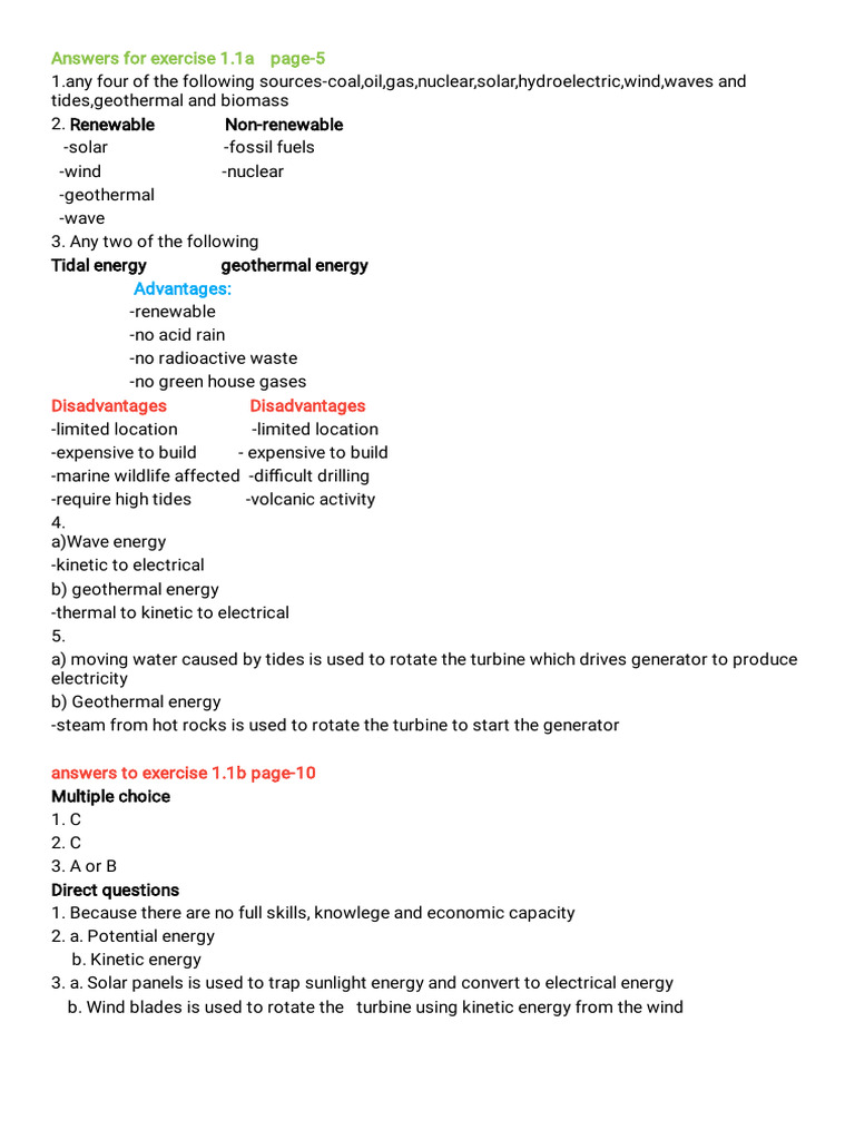 Answers For All f4 Phy Exercises | PDF | Atomic Nucleus | Atoms