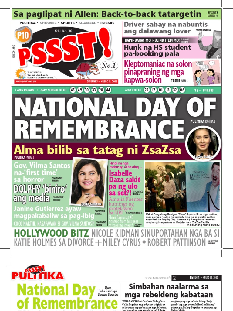 PSSST July 13 2012 Issue | PDF