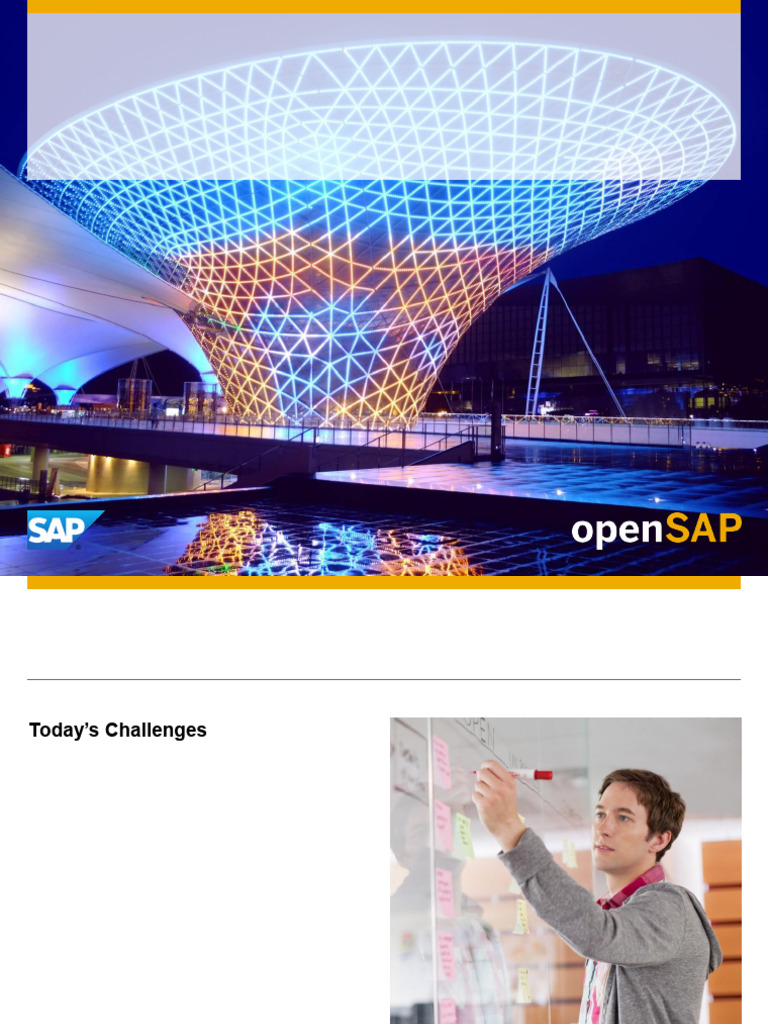 OpenSAP SUITEHANA1 Week 2 Unit 6 VOM Presentation | PDF | Performance ...