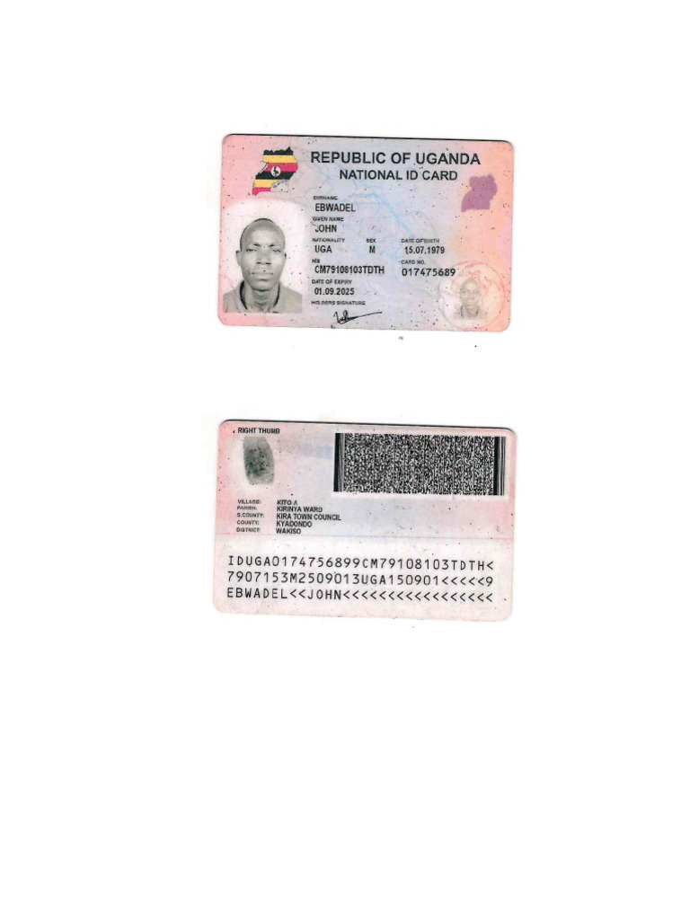 John National Id | PDF