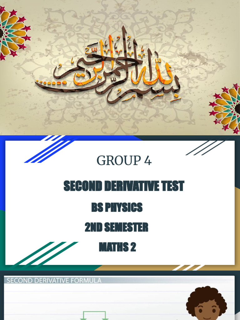 Second Derivative Test | PDF | Derivative | Function (Mathematics)