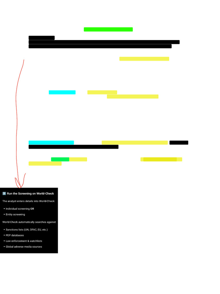 How AML KYC Analyst Checks on World Check-Copy | PDF