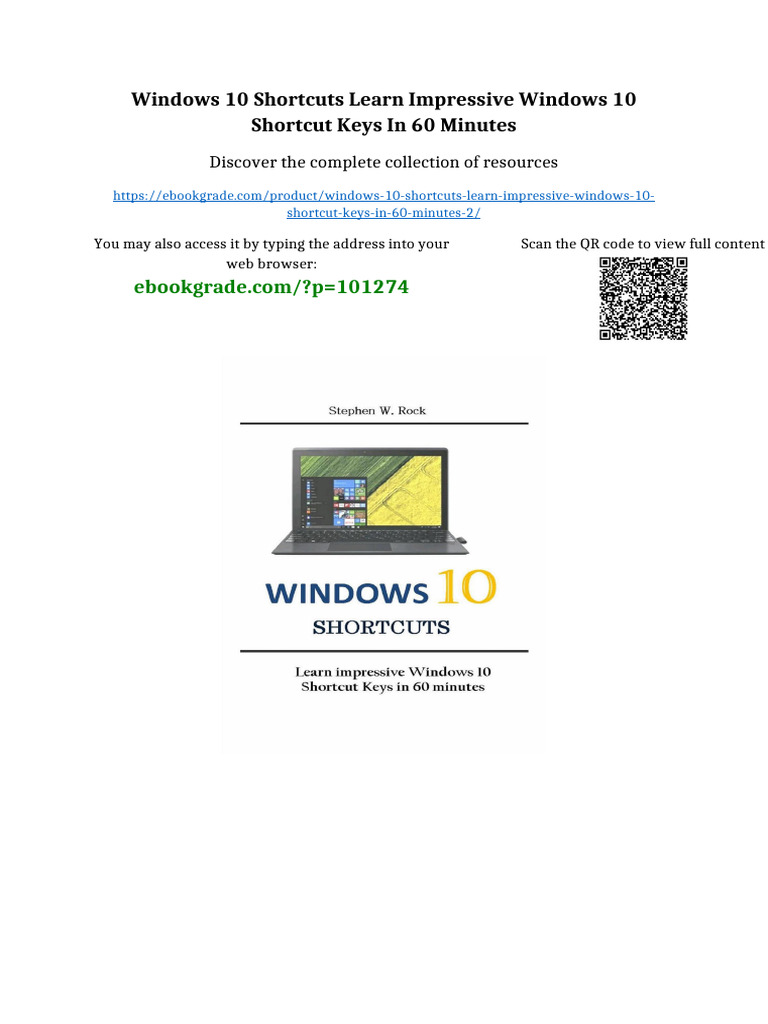Windows 10 Shortcuts Learn Impressive Windows 10 Shortcut Keys in 60 ...
