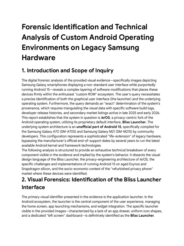 Identifying Custom OS and Launcher | PDF | Android (Operating System ...