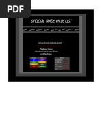 AOTR Item Value and Demand List | PDF