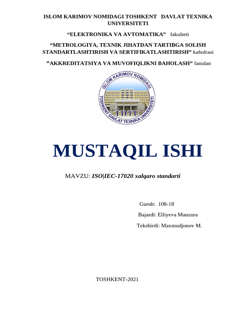 Iso 17020 | PDF
